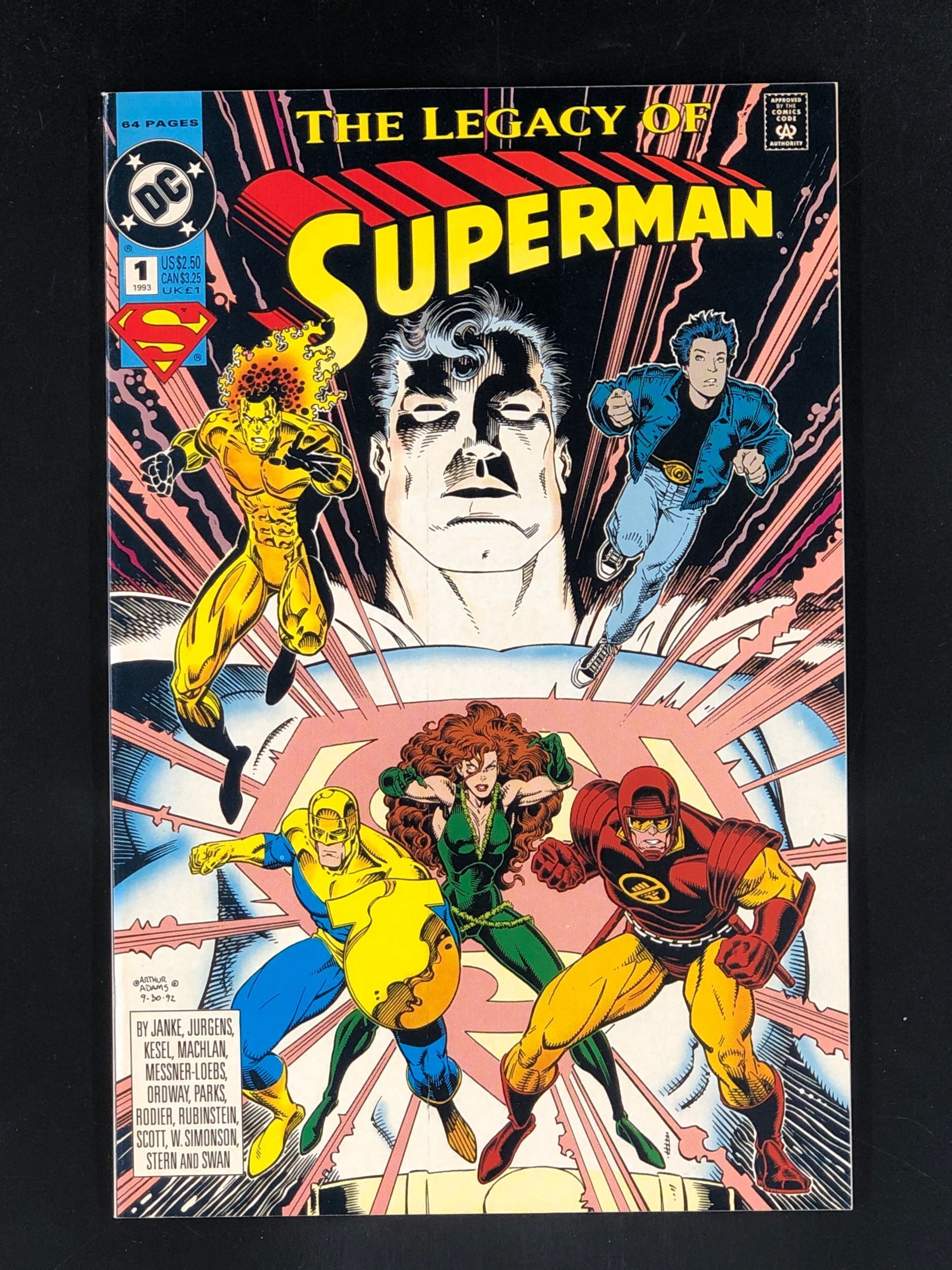 Superman: The Legacy of Superman #1 (1993) Art Adams Cover | Comic ...