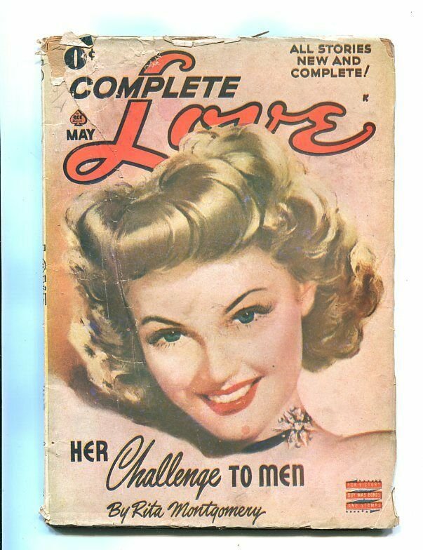 Complete Love Pulp-May-1945-Good Girl Art-Pin UP Cover! G | Comic ...
