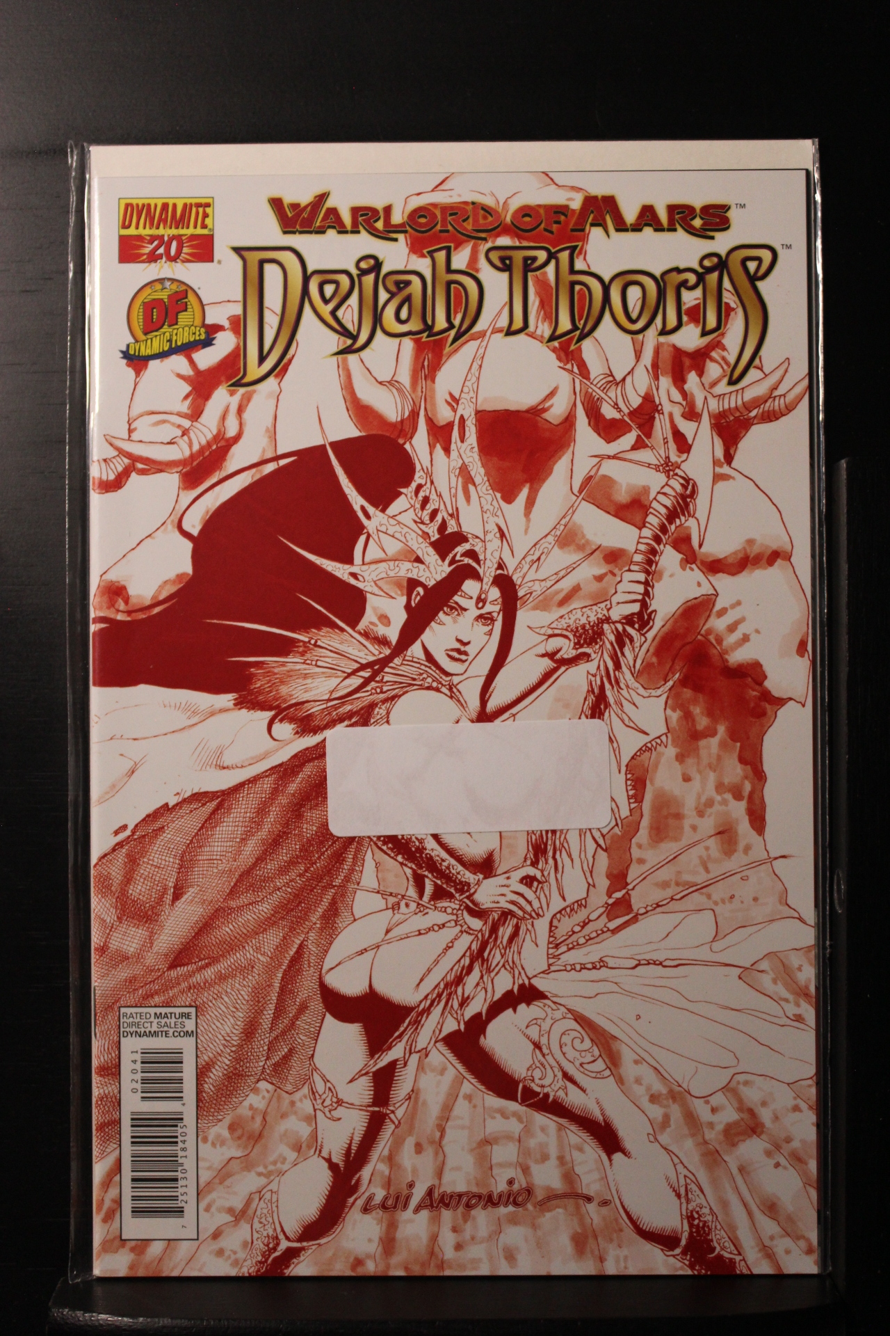 Warlord of Mars: Dejah Thoris #20 Lui Antonio Risque Red Dynamic Forces ...