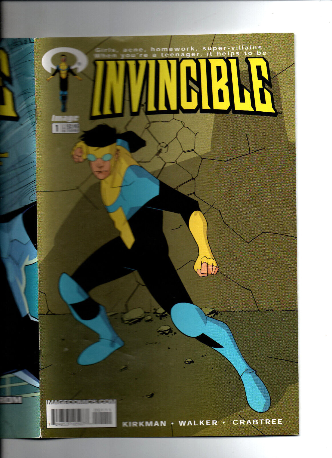 Invincible #1 - 1st full appearance of Invincible & Omni Man - 1st ...