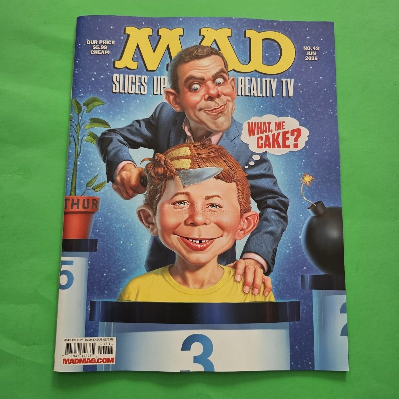 New MAD Magazine 43 June 2025 Reality TV Parodies Trump Apprentice ...