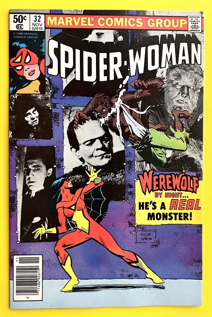 Spider-Woman 32 Werewolf by Night Miller (1980) B5 | Comic Books ...