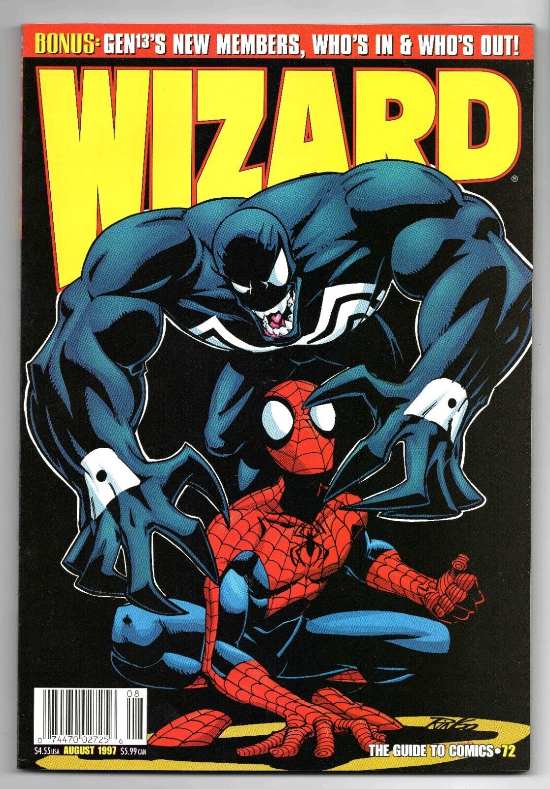 Wizard Magazine #72 VINTAGE 1997 Spider-Man Venom Cover | Comic Books ...
