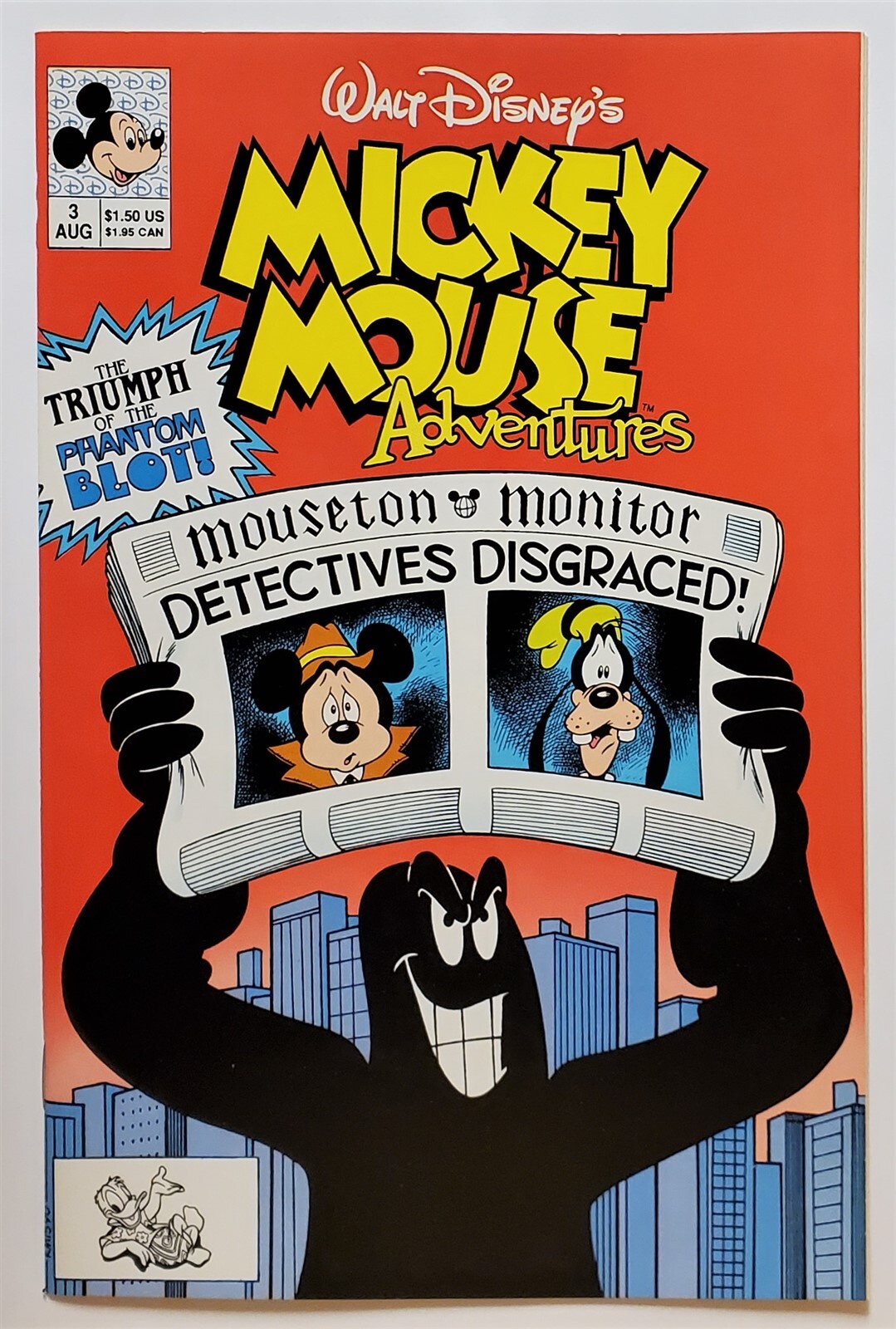 Mickey Mouse Adventures #3 (Aug 1990, Disney) 7.5 VF- | Comic Books ...