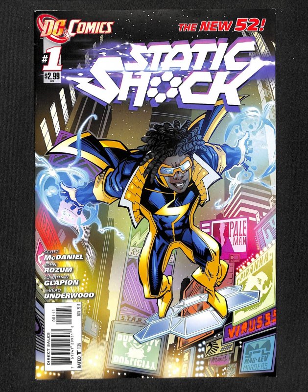 Static Shock #1 (2011) | Comic Books - Modern Age, DC Comics, Superhero ...