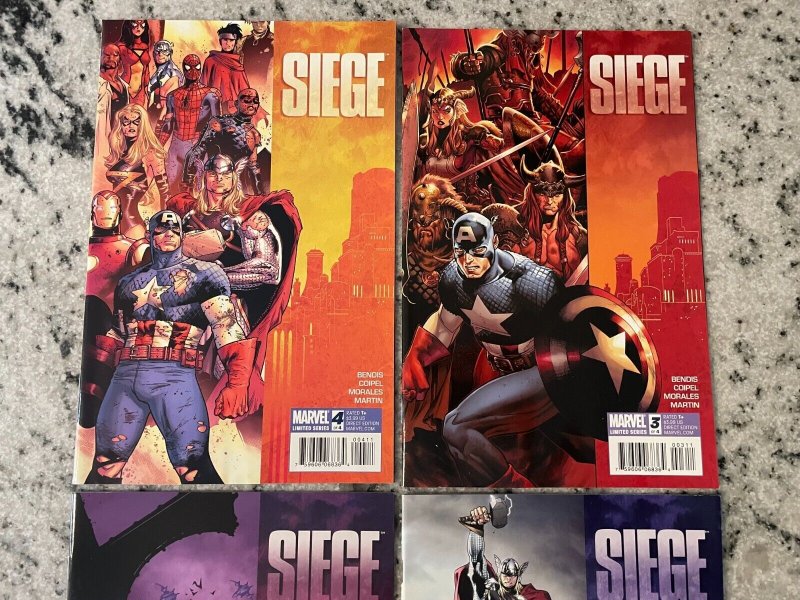 Siege Complete Marvel Comics LTD Series # 1 2 3 4 X-Men Avengers Hulk ...