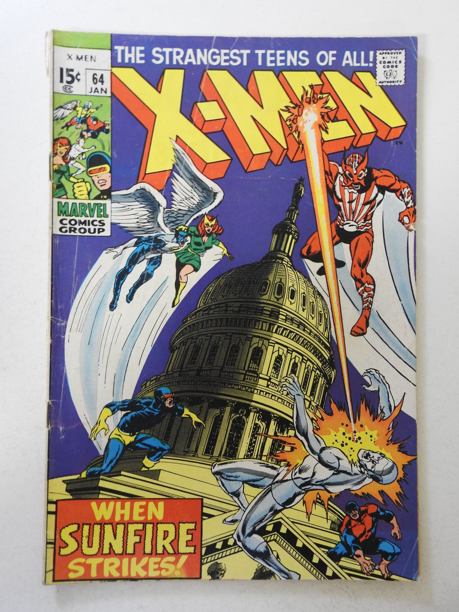 The X-Men #64 GD+ Condition centerfold detached, 1 in spine split ...