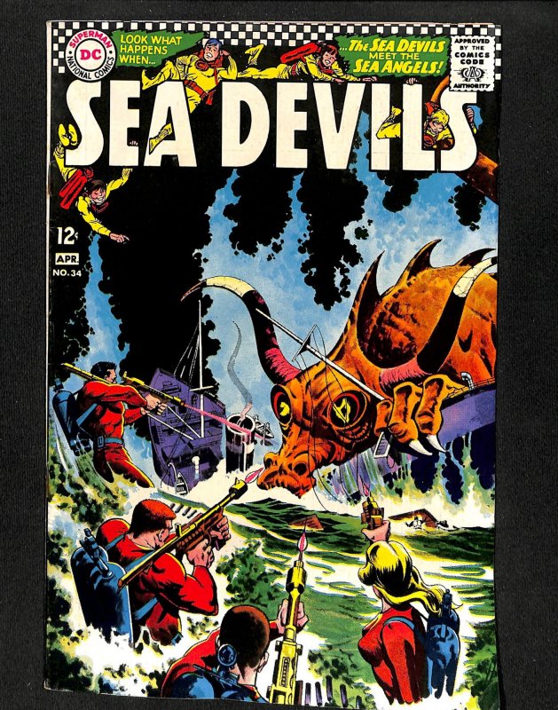 Sea Devils #34 | Comic Books - Silver Age, DC Comics / HipComic