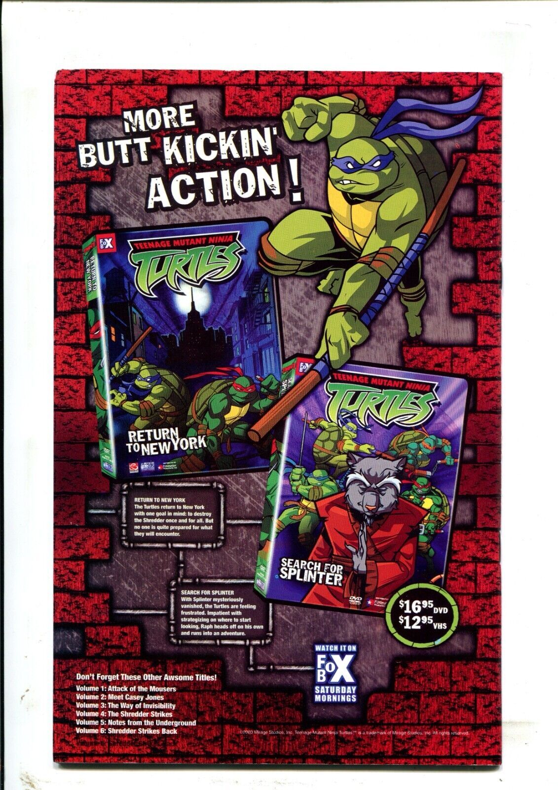 Tales of the TMNT #2 - Mirage Studios (7.0) 2004 | Comic Books - Modern ...