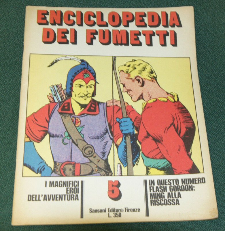 Enciclopedia DEI Fumetti #5 Italian Comic Cartoon Magazine Fine 1970 ...