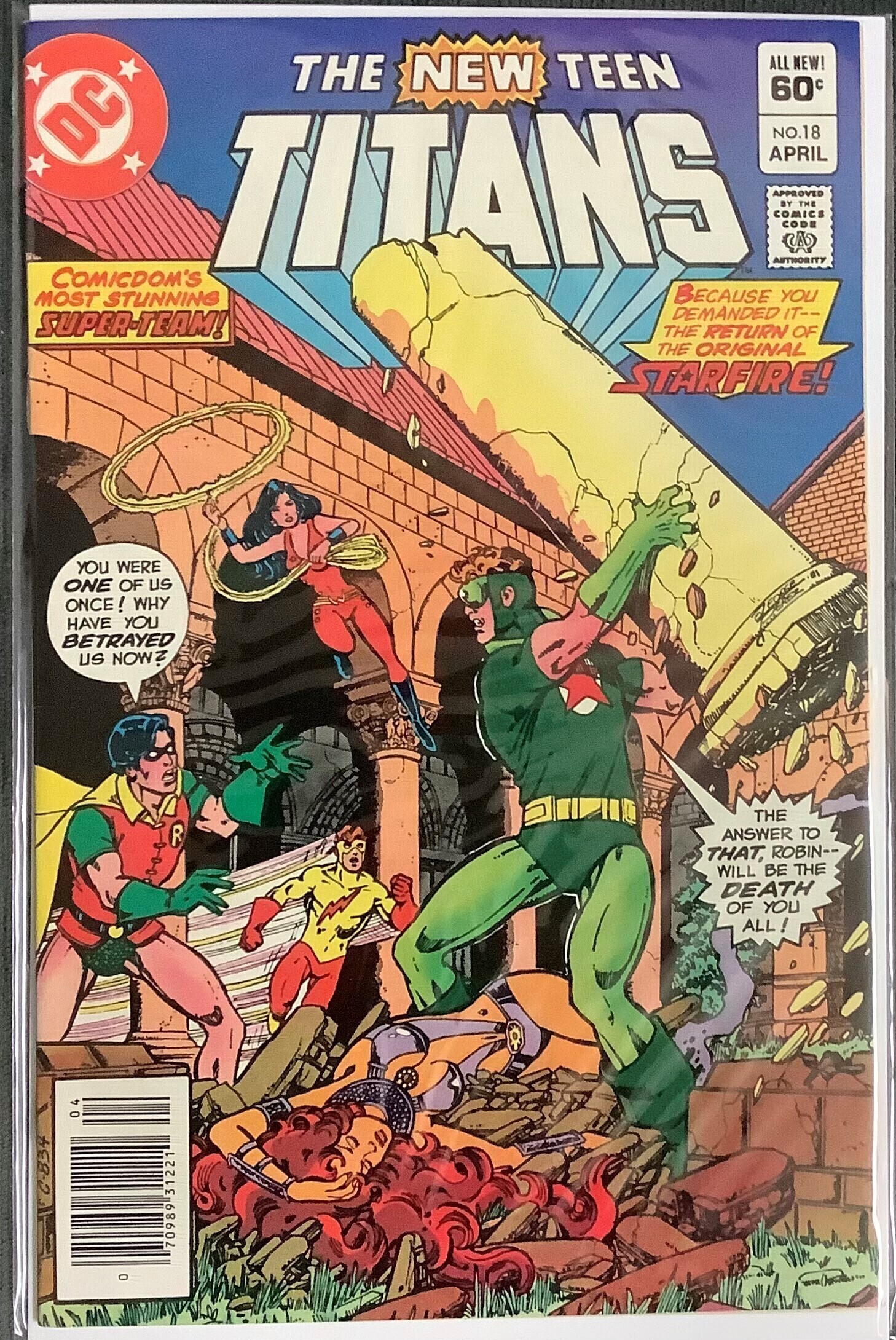 The New Teen Titans #18 Newsstand Edition (1982) NM | Comic Books ...