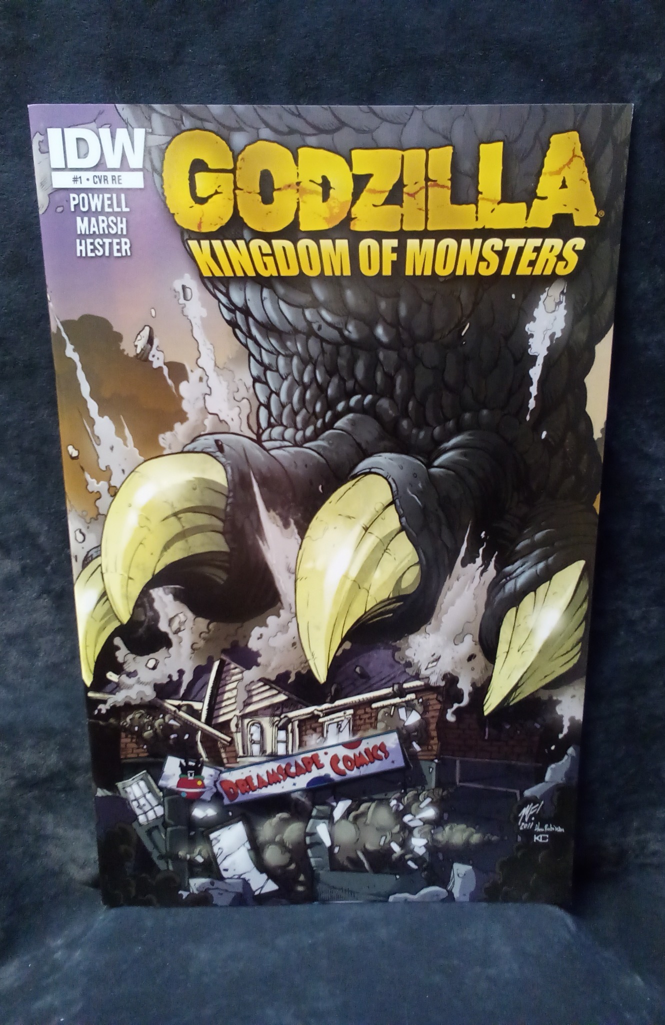 Godzilla: Kingdom of Monsters #1 Dreamscape Comics Cover (2011) | Comic ...