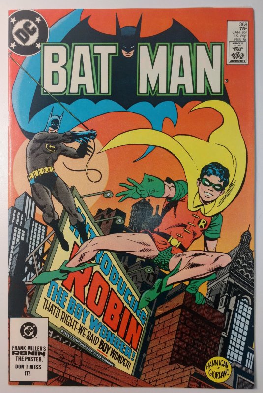 Batman #368 (9.0, 1984) 1st Jason Todd as Robin | Comic Books - Copper ...