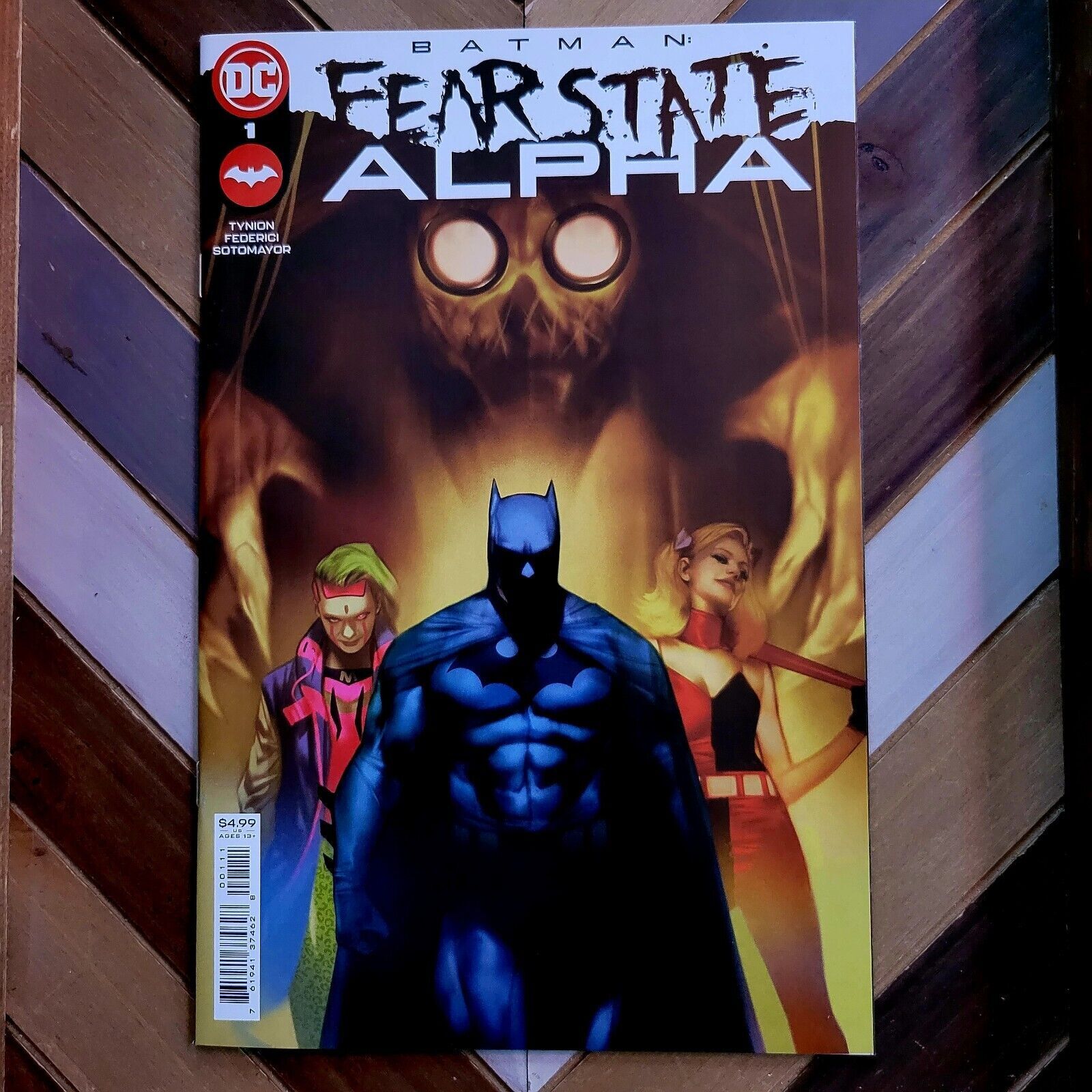 BATMAN: Fear State ALPHA #1 NM/new (DC 2021) ft HARLEY QUINN, MIRACLE ...