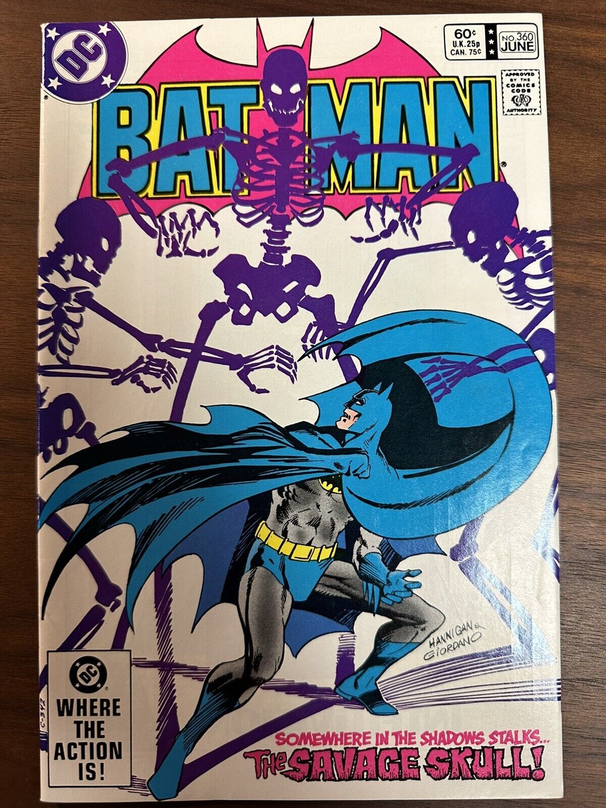 Batman #360 FN/VF 1st Appearance of Savage Skull (DC 1983) | Comic ...