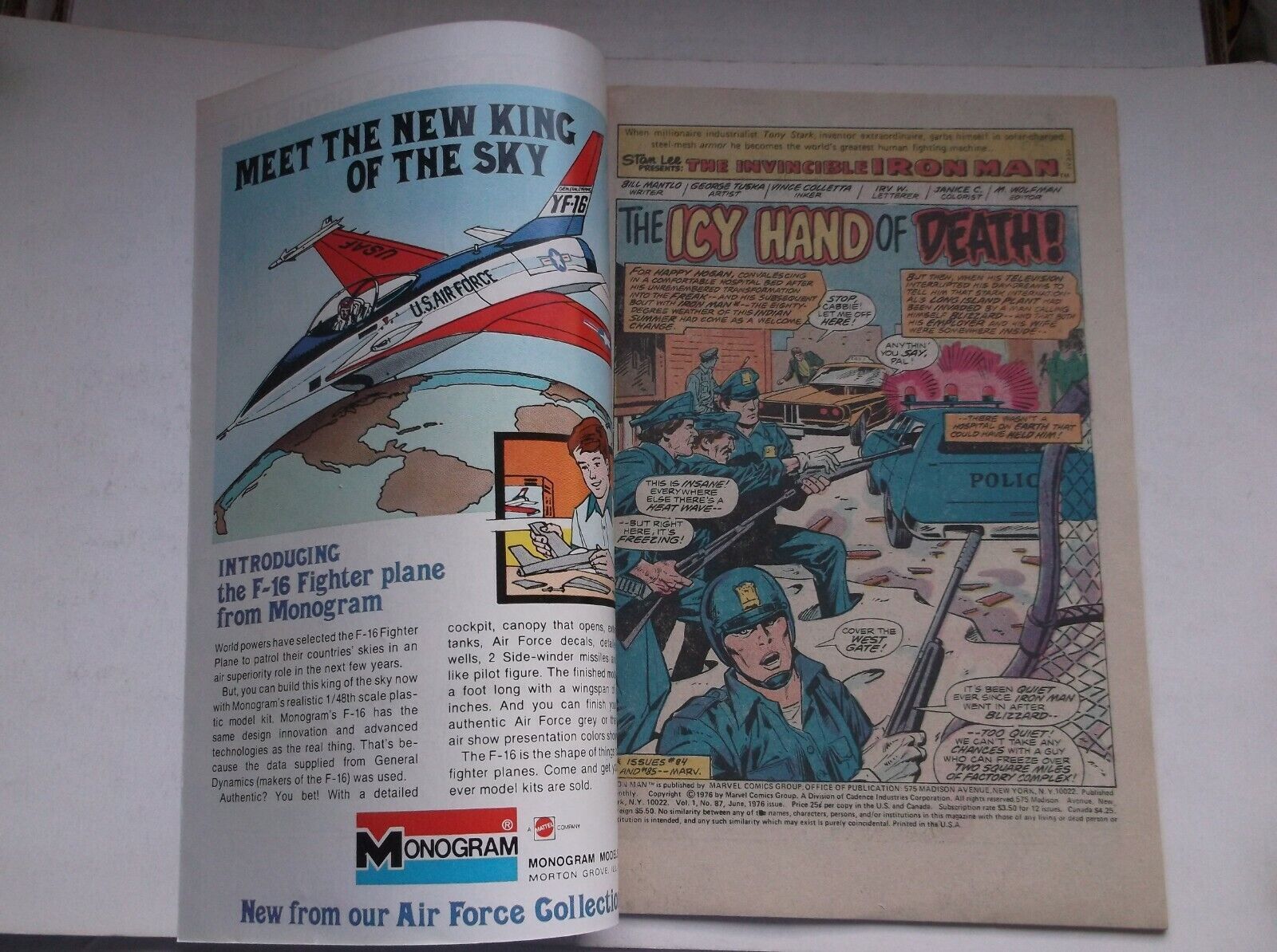 Marvel: Iron MAN #87, Very Rare 30 Cent Price Variant, Origin of ...