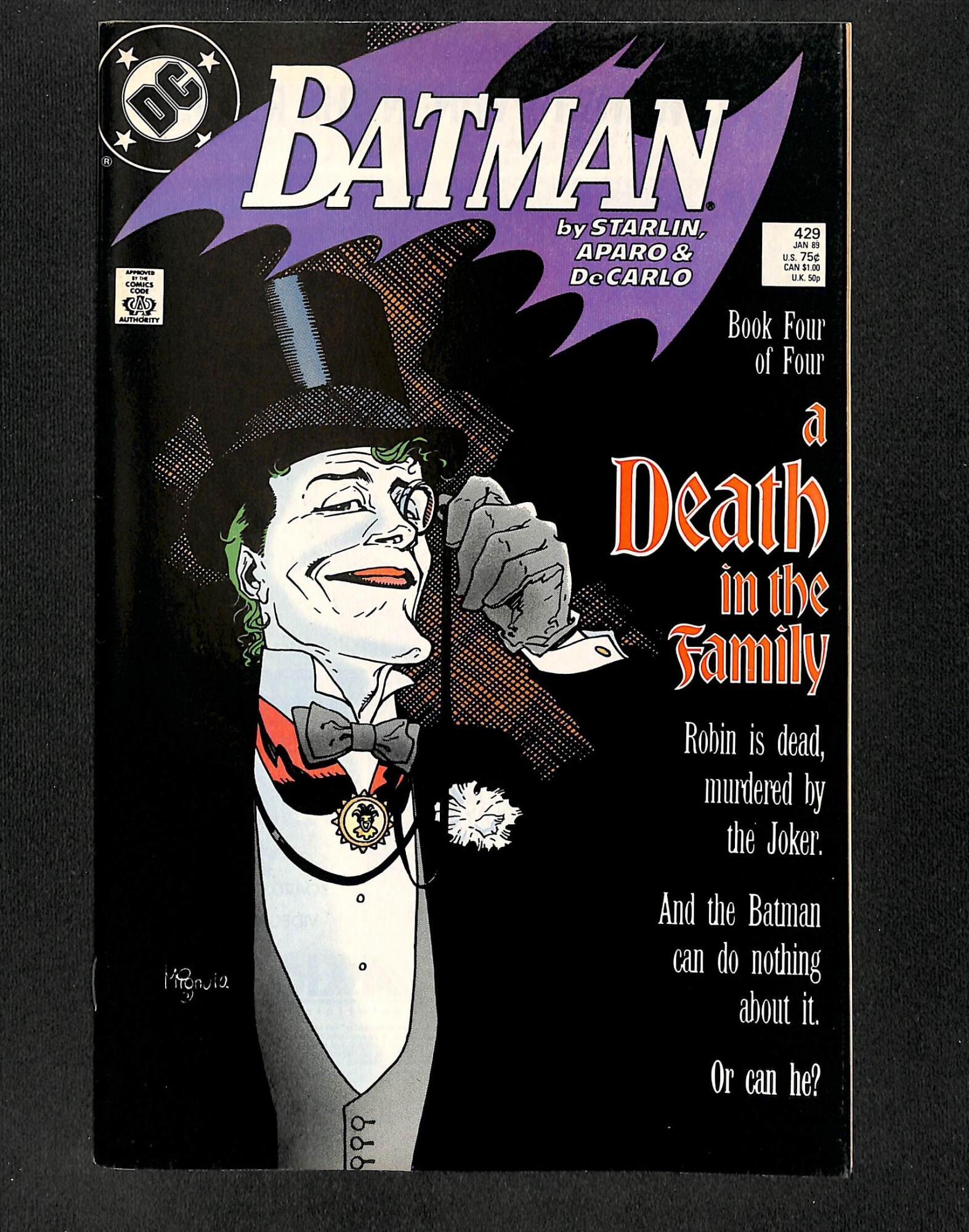 Batman #429 Death in the Family! Joker Cover! | Full Runs & Sets, DC ...