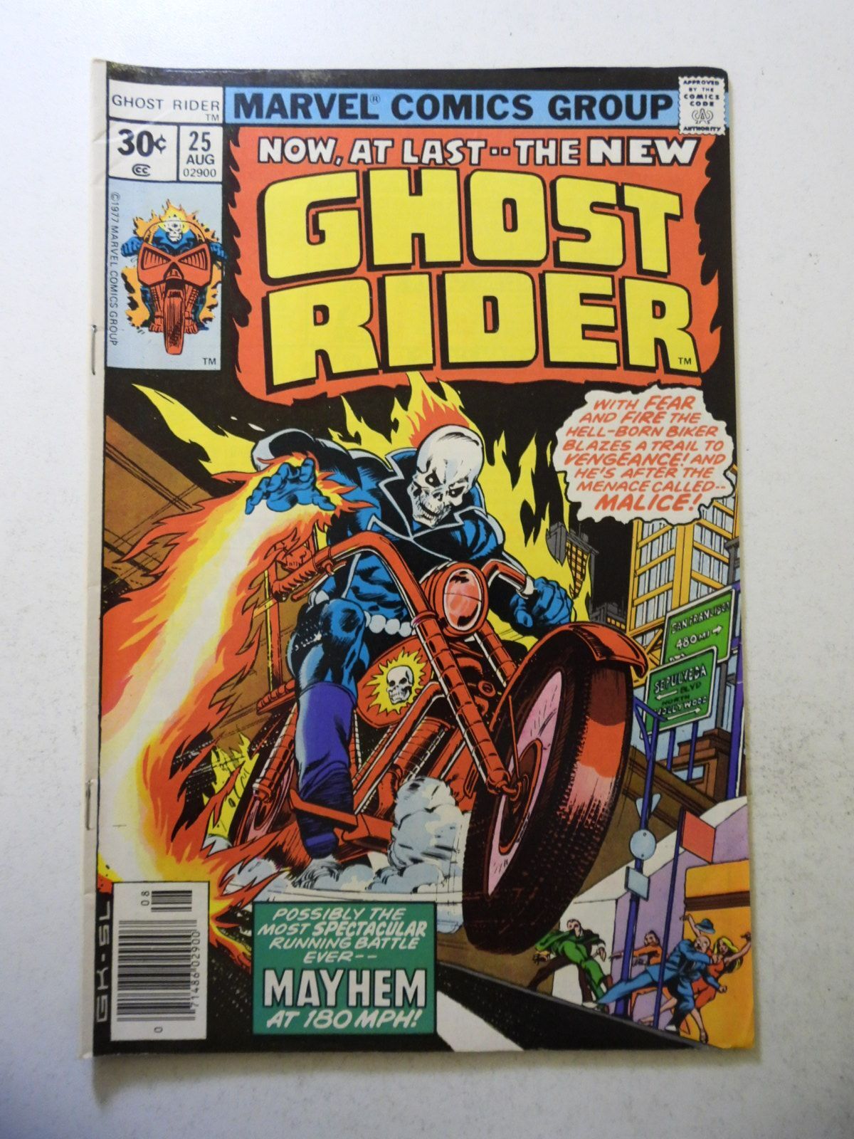 Ghost Rider #25 (1977) VG+ Condition cf detached at 1 staple | Comic ...