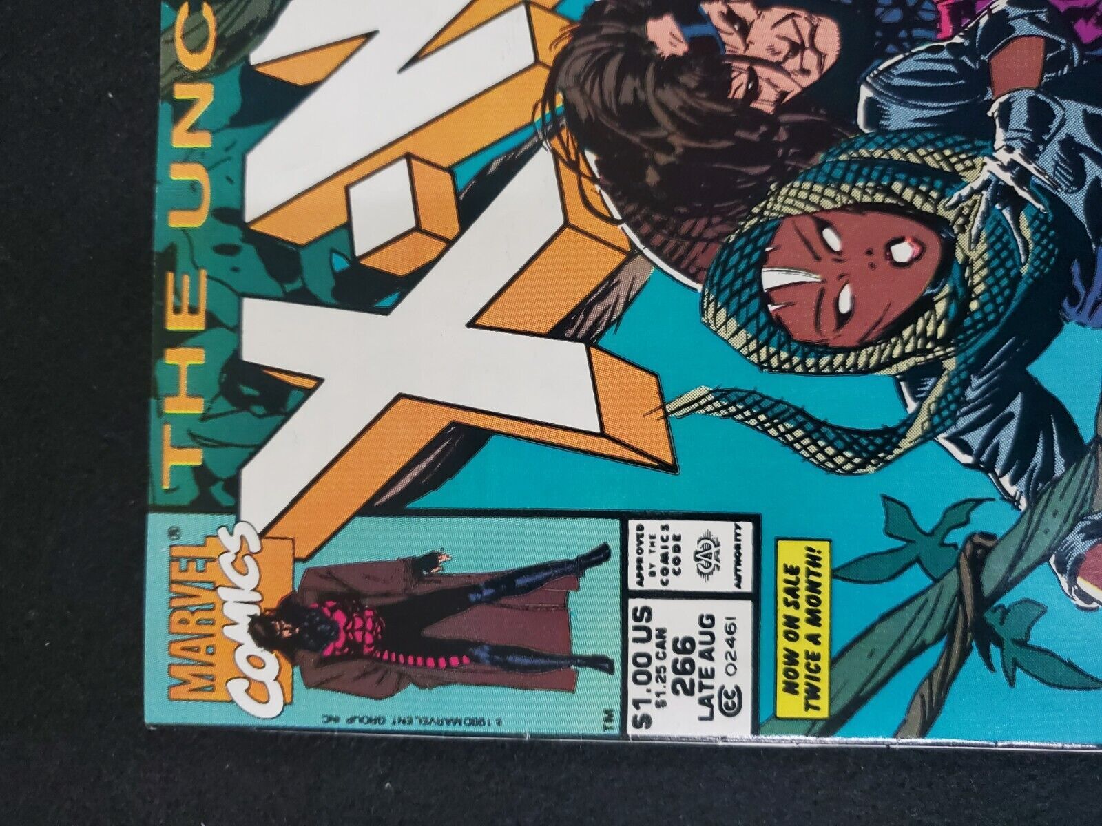 Uncanny X-Men #266 Newsstand 1st Full App of Gambit 1990 Marvel VG/FN ...
