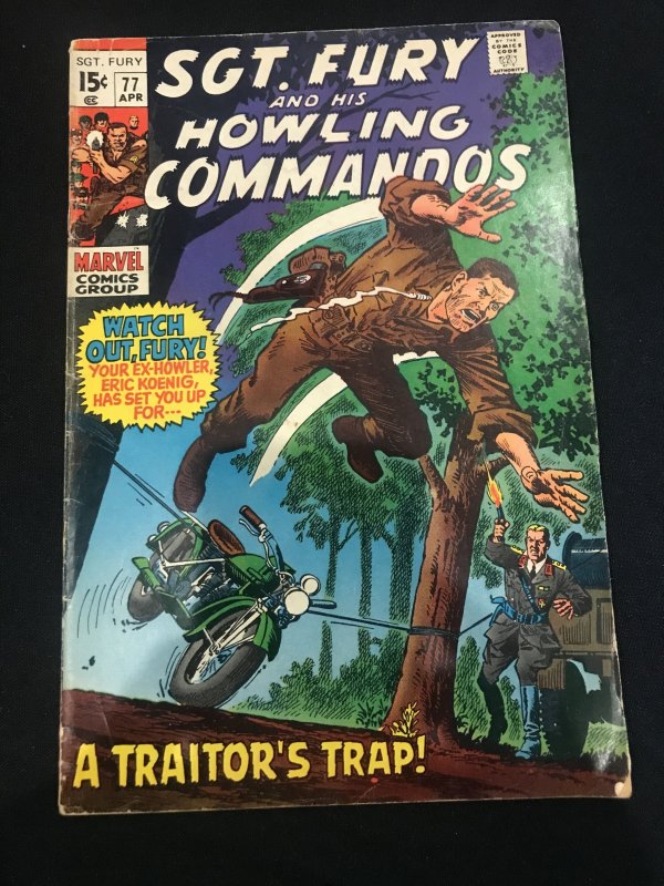 SGT. Fury and HIS Howling Commandos #77 | Comic Books - Bronze Age ...
