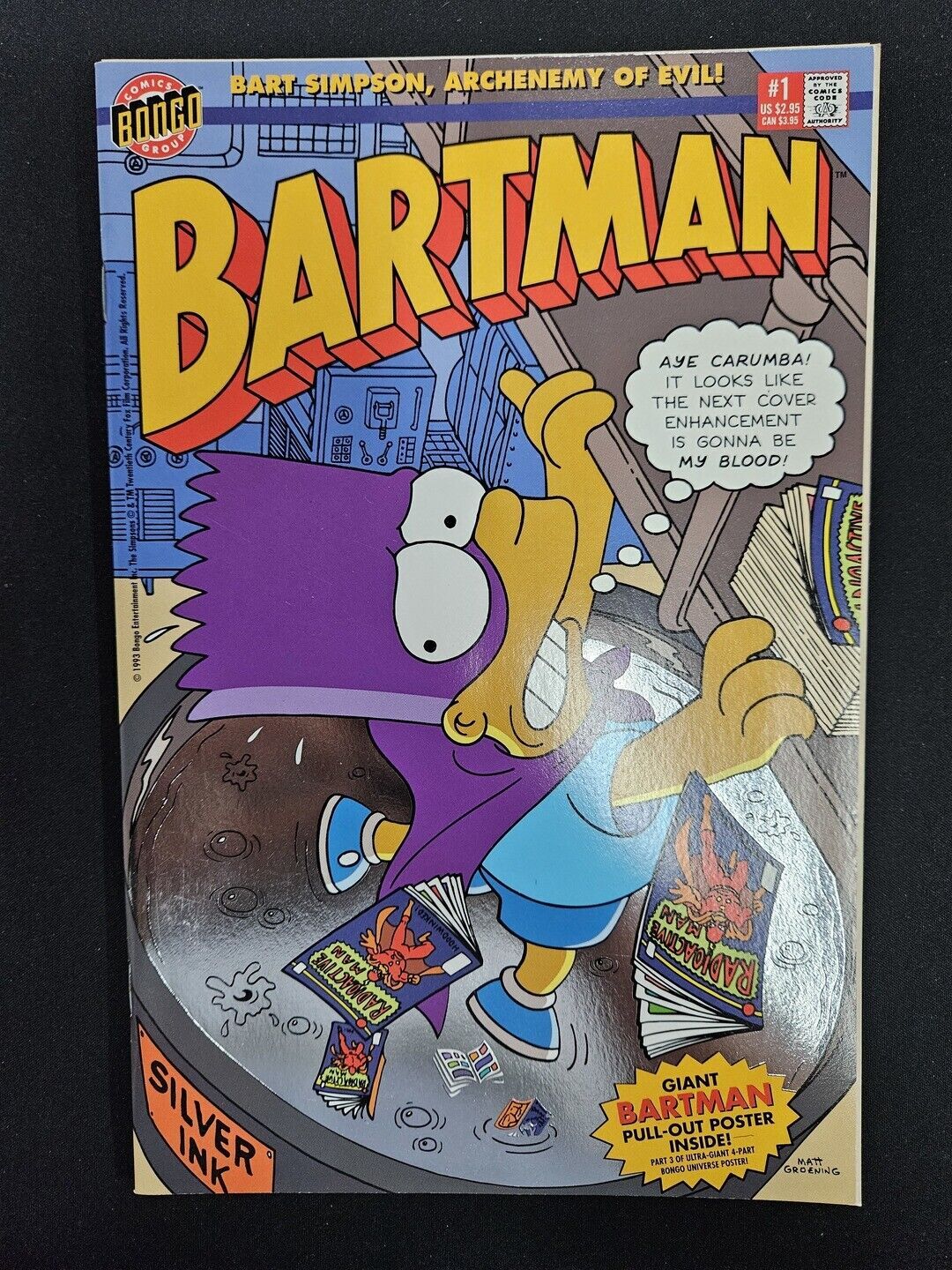 Batman #1 NM- Foil Bongo Comics C169A | Comic Books - Modern Age, Bongo ...