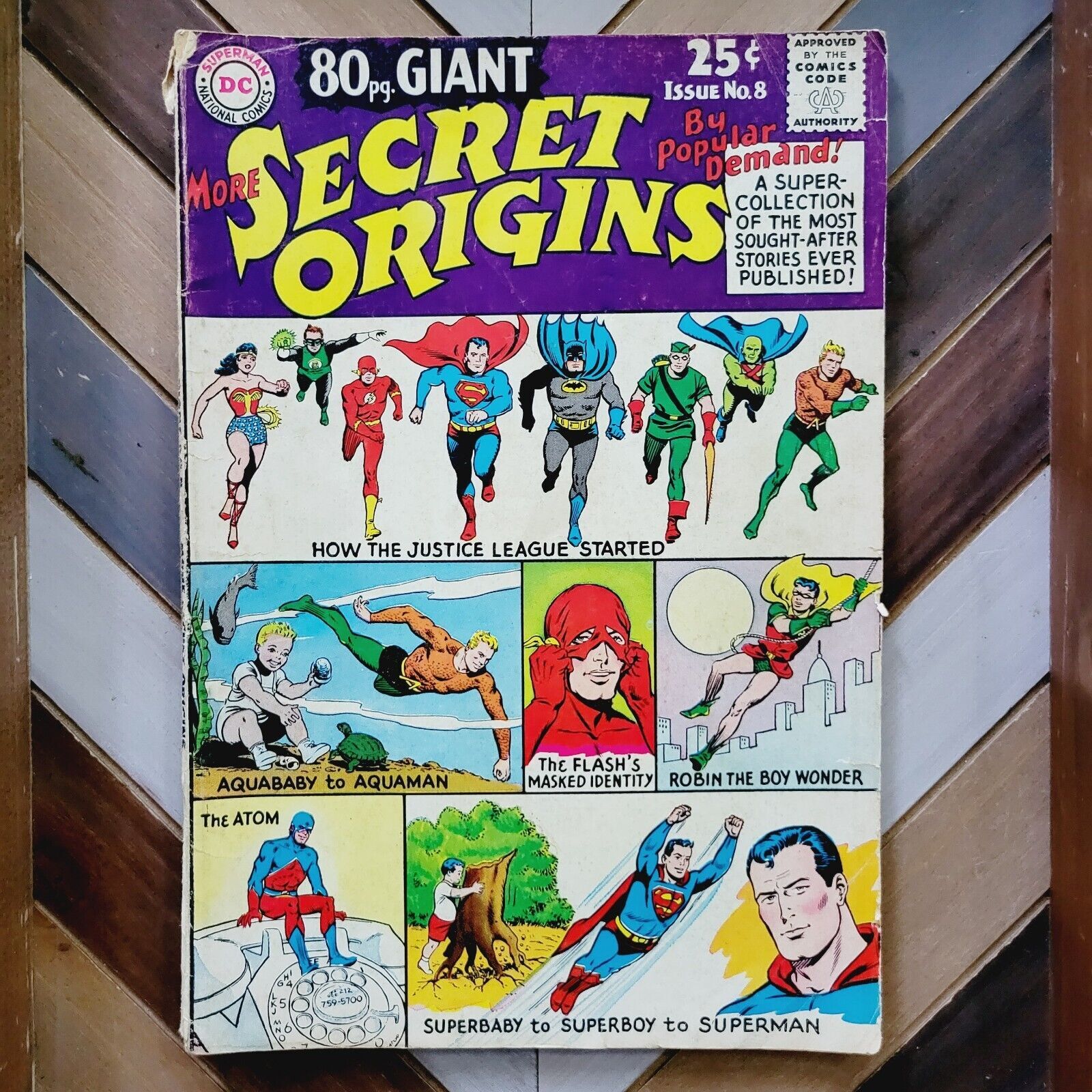 Eighty/80-Page Giant Magazine #8 VG (DC 1965) Secret Origins: The ...