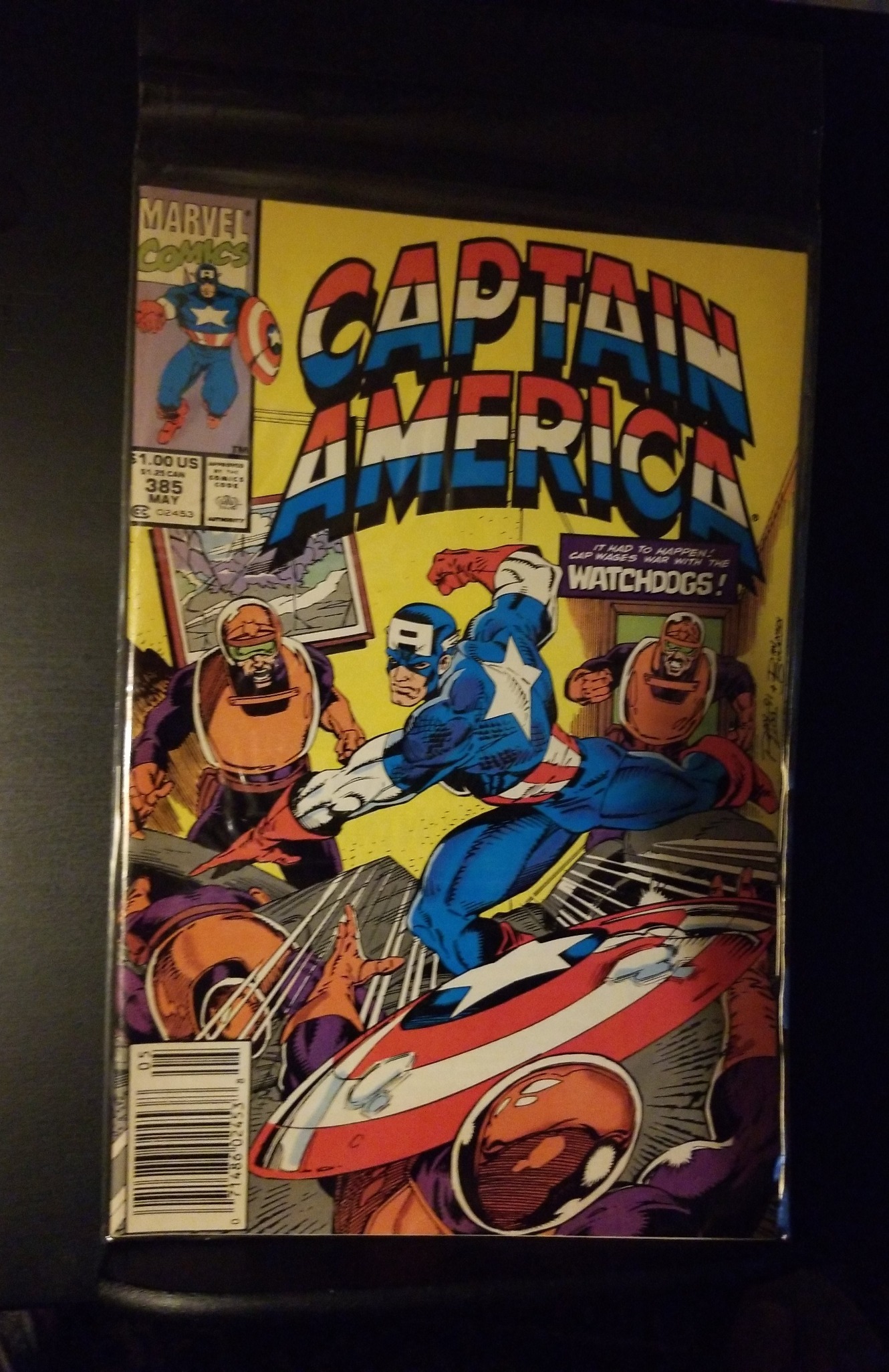 Captain America #385 (1991) | Comic Books - Copper Age, Marvel, Captain ...