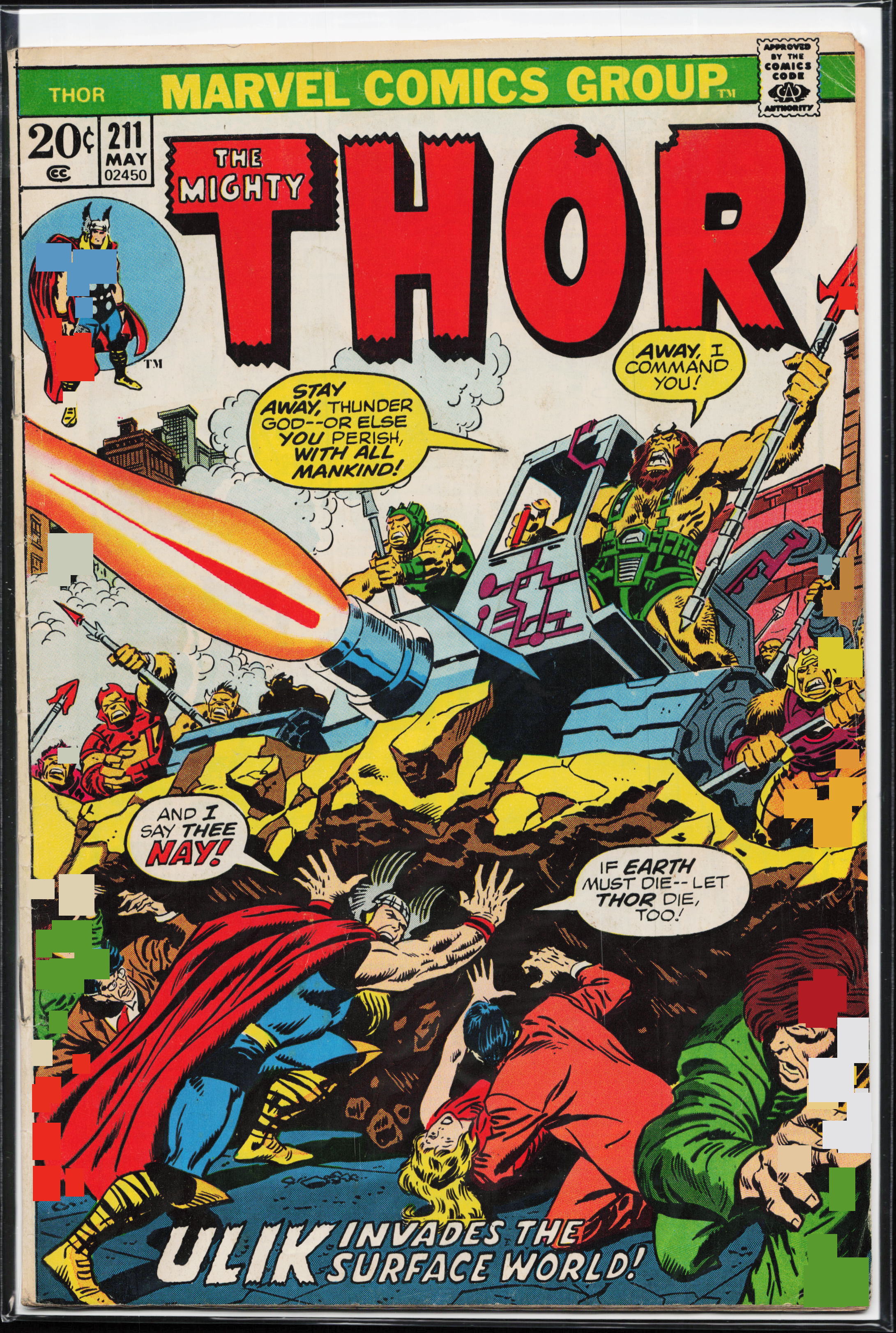 Thor #211 British Variant (1973) Thor | Comic Books - Bronze Age ...