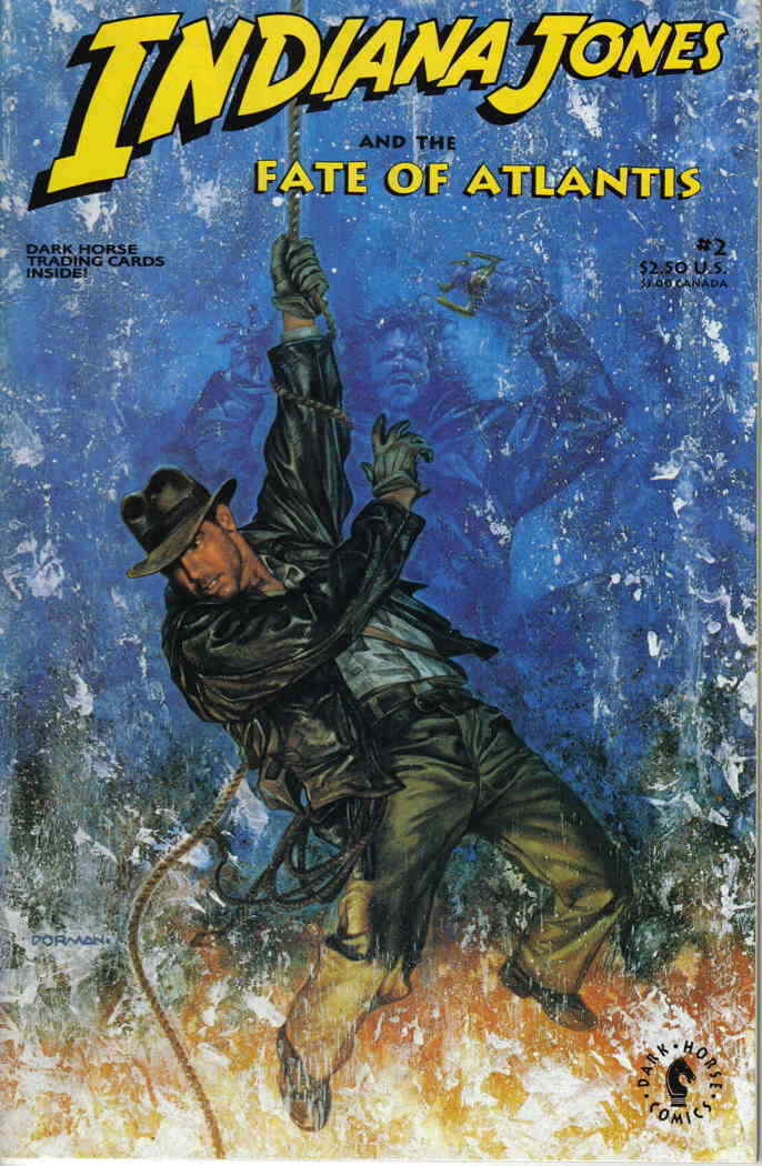 Indiana Jones and the Fate of Atlantis #2B (with card) VF/NM; Dark ...