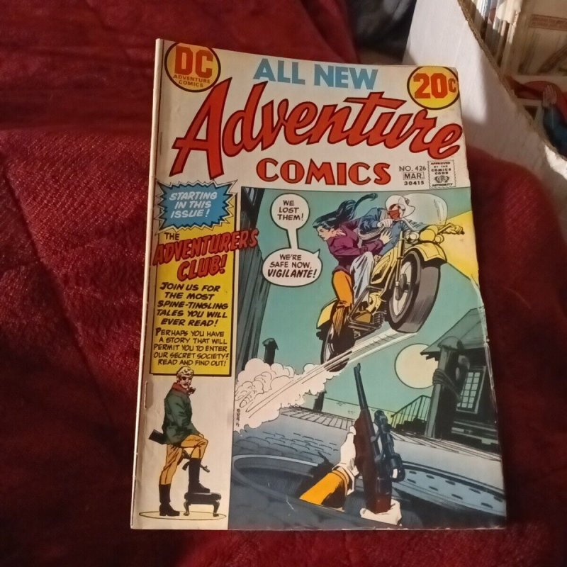 ADVENTURE Comics #426 DC Comics 1973 1st Adventurer's CLUB! Vigilante ...