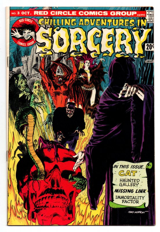 Chilling Adventures in Sorcery #3 - Horror - Red Circle - 1973 - FN/VF ...
