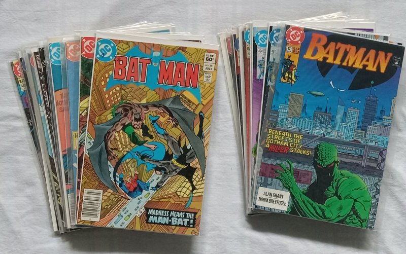 Batman set of 26 bronze copper modern age comics #361,365,401-403 ...