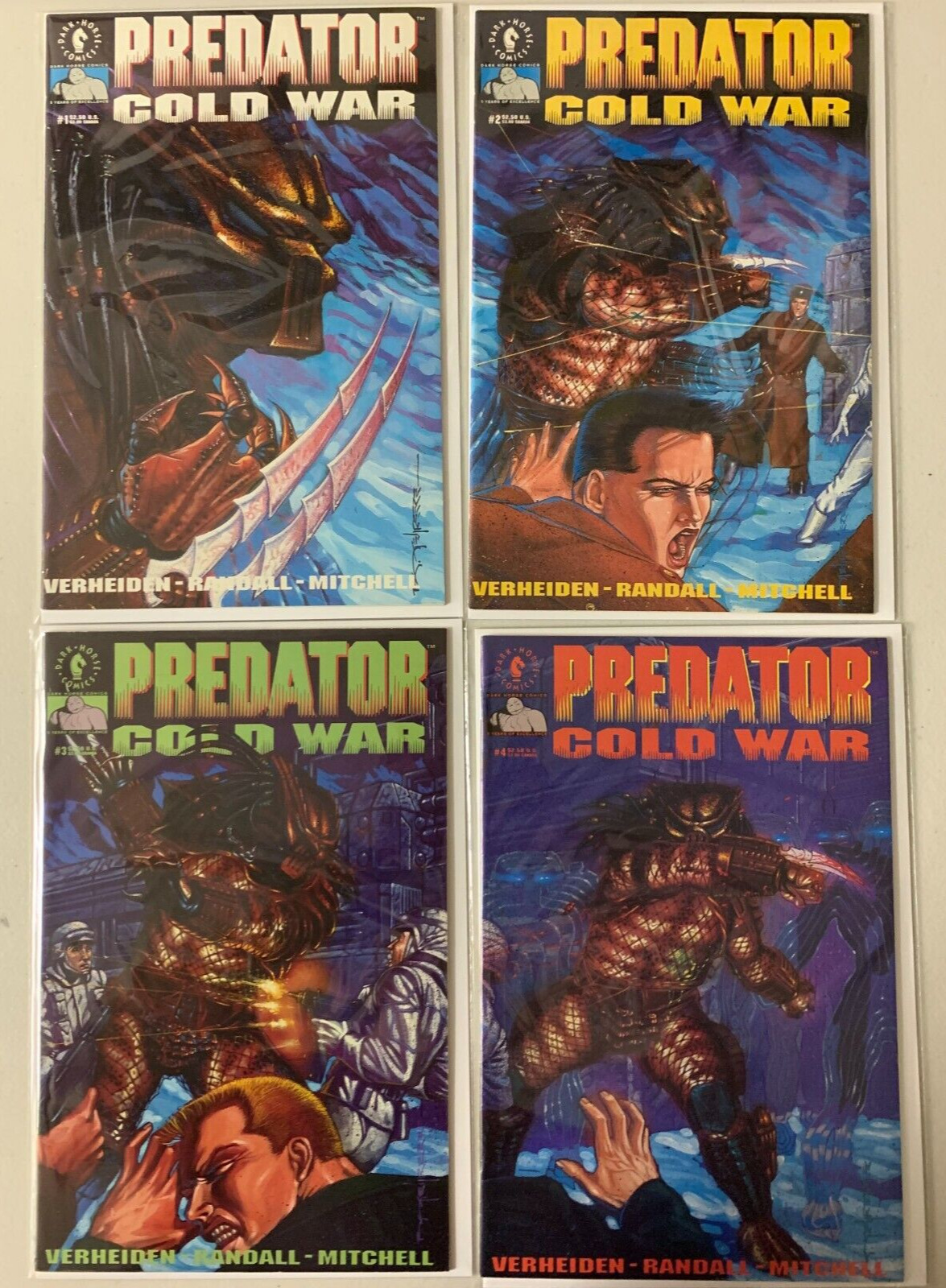 Predator Cold War set #1-4 Dark Horse 8.0 VF (1991) | Comic Books ...