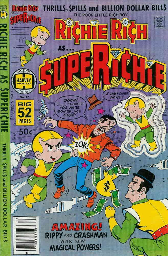 SupeRichie #17 GD ; Harvey | low grade comic Super Richie Rich | Comic ...
