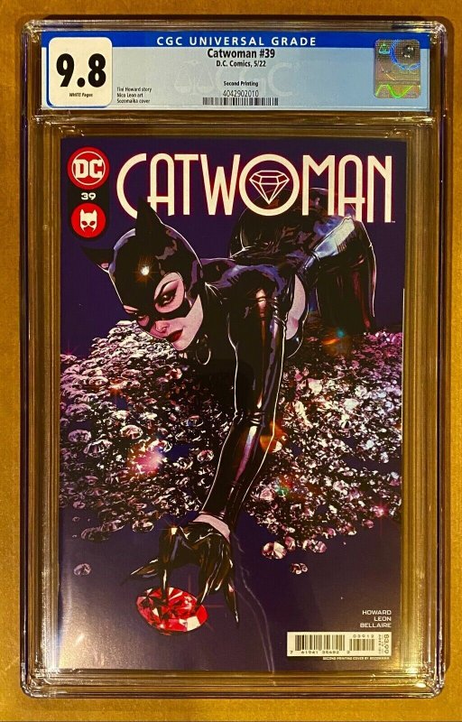 CATWOMAN #39 (CGC 9.8) Sozomaika VARIANT 2022 | Comic Books - Copper ... CATWOMAN #39 (CGC 9.8) Sozomaika VARIANT 2022 | Comic Books - Copper ...