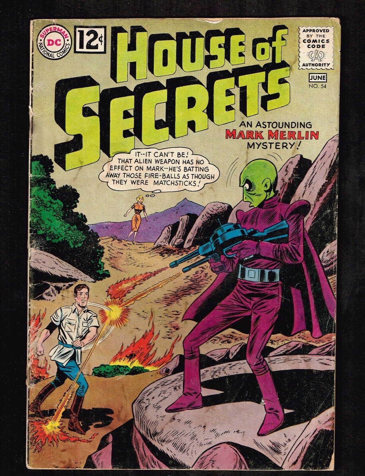 House of Secrets #54 ~ Mark Merlin Mystery ~ DC Horror (3.0) WH | Comic ...