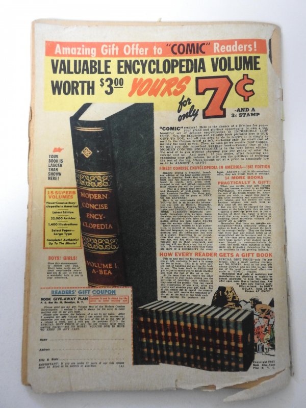 Gene Autry Comics #6 (1943) PR Cond book-length spine split, centerfold ...