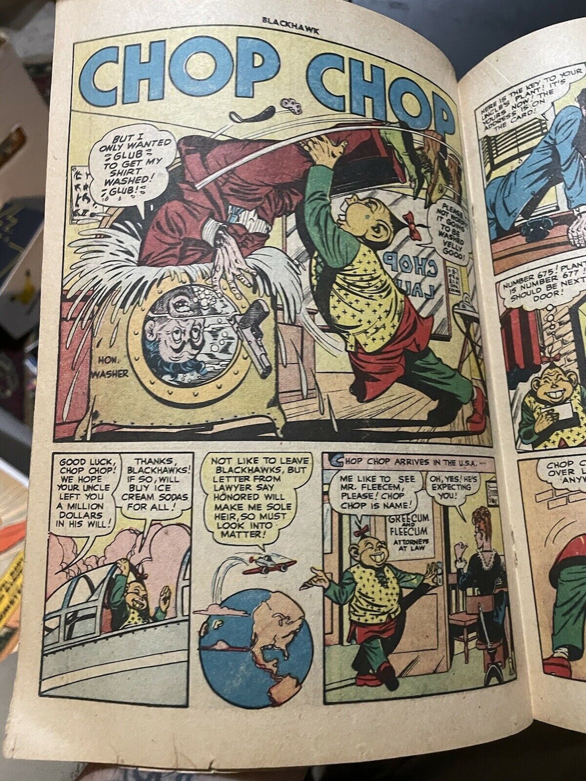 Blackhawk Vol.1 #14 (1947 Quality) Golden Age, CHOP CHOP Story | Comic ...