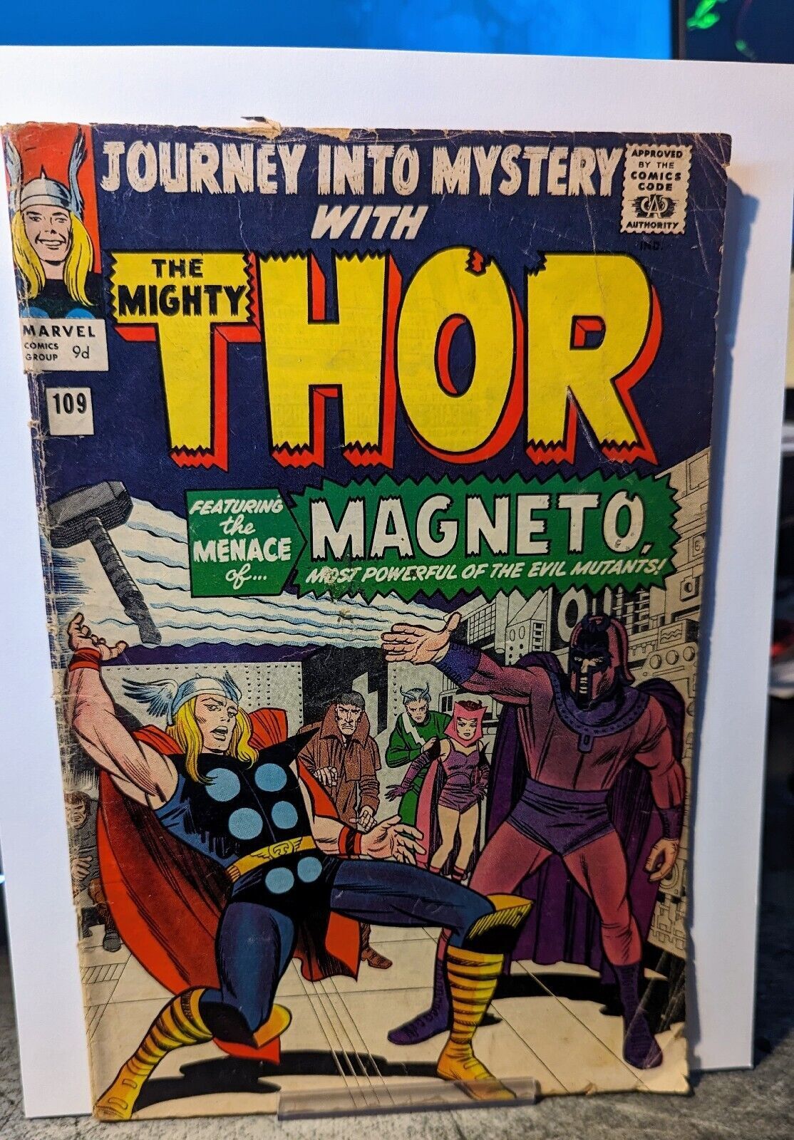 Journey Into Mystery #109 Marvel 1964 1st Magneto app X-Men Comic ...
