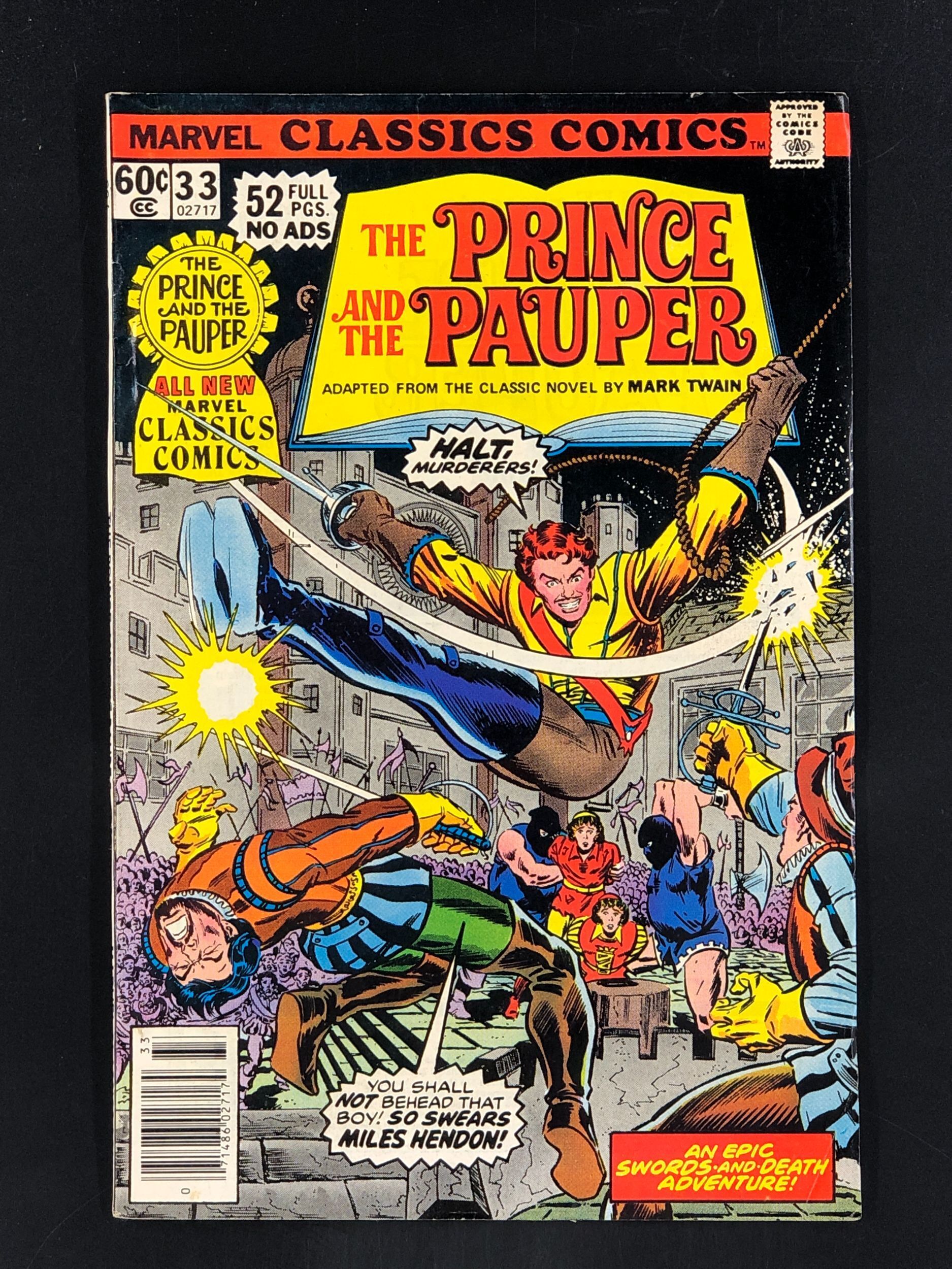 Marvel Classics Comics #33 (1978) The Prince and the Pauper | Comic ...