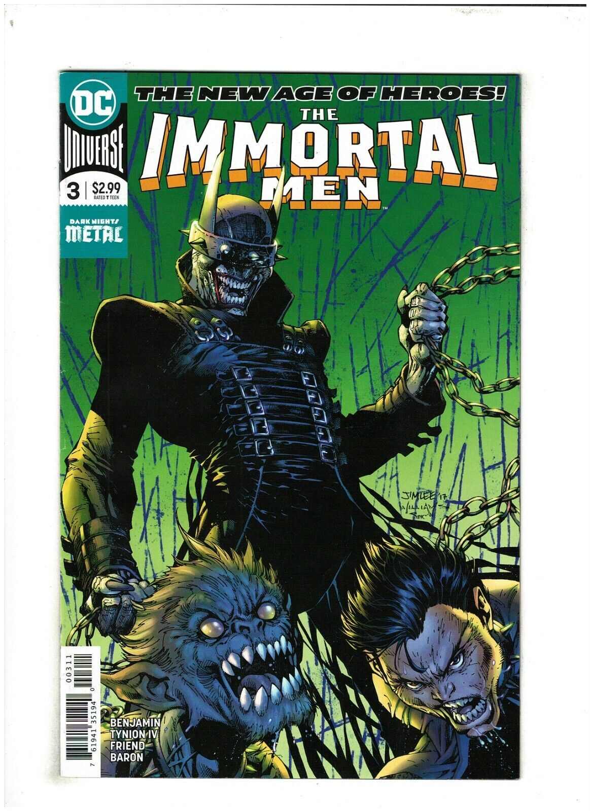 The Immortal Men #3 VF+ 8.5 Dark Nights Metal, Batman Who Laughs Jim ...