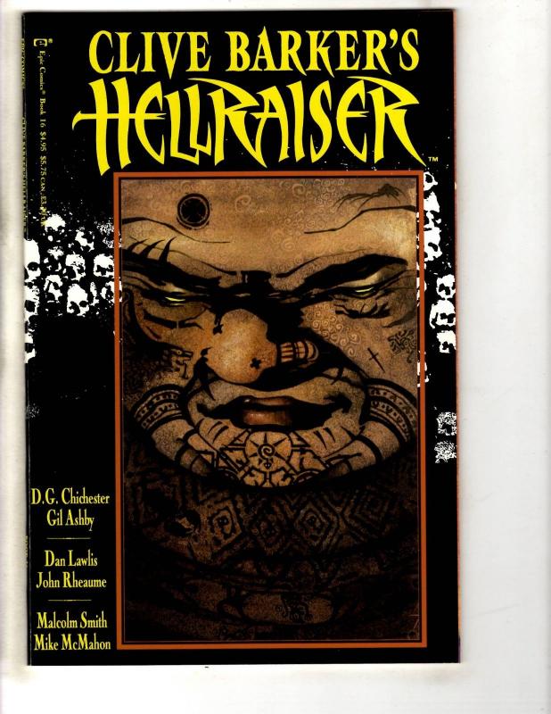 Lot Of 6 Clive Barker's Hellraiser Marvel EPIC Comics # 11 13 14 15 16 ...