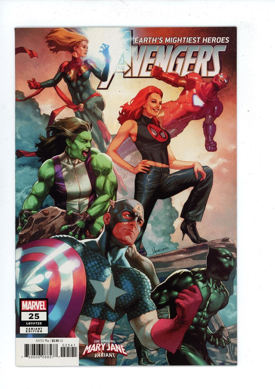 The Avengers #25 (2019) Marvel Comics Anacleto Mary Jane VAR | Comic ...