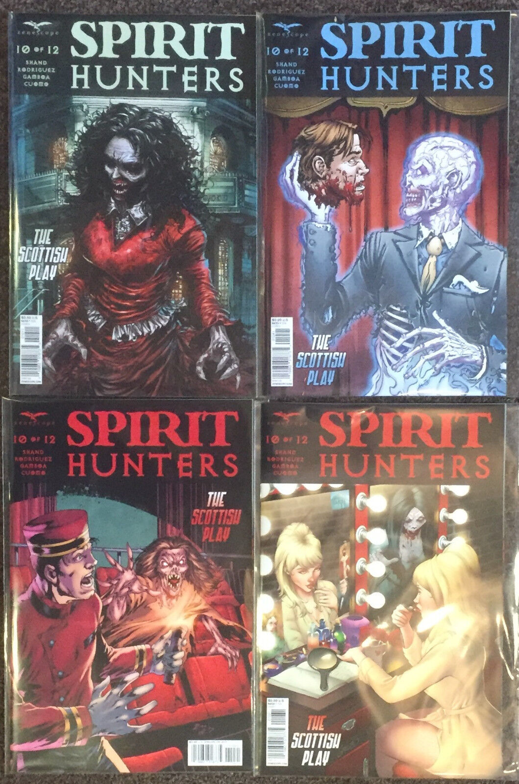 Spirit Hunters #10 all 4 regular Covers A B C D Grimm Fairy Tales ...