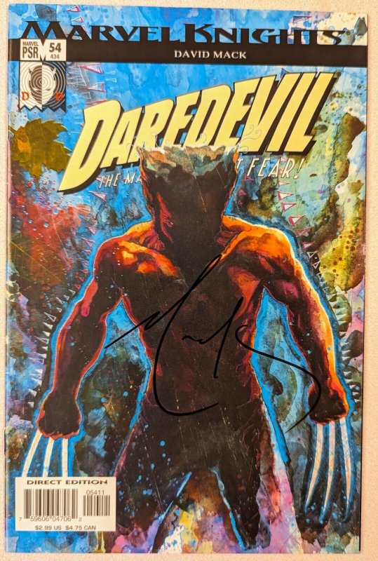 Daredevil #54 VF/NM 9.0 Echo Origin Signed by David Mack Wolverine ...