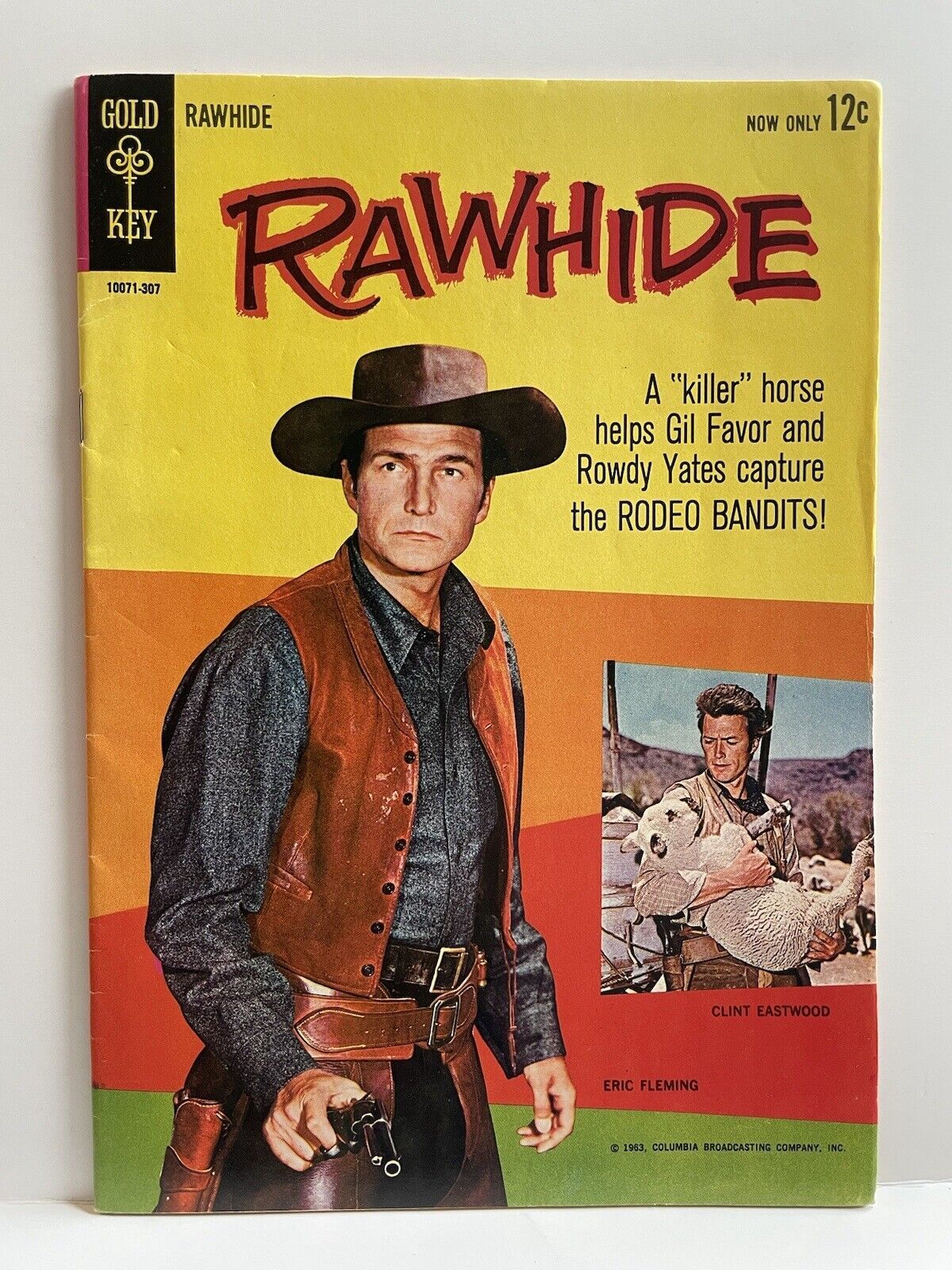 Rawhide #1 1963 Gold Key Clint Eastwood Photo Cover | Comic Books ...