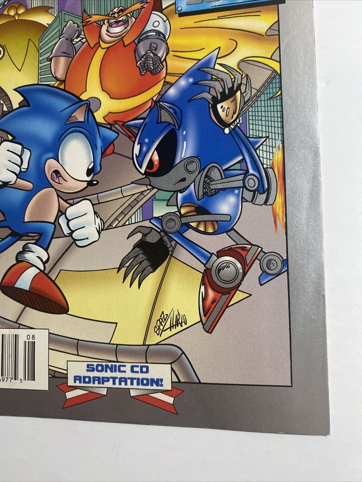 SONIC THE HEDGEHOG #25 NEWSSTAND Variant 1ST METAL SONIC Archie Comics ...