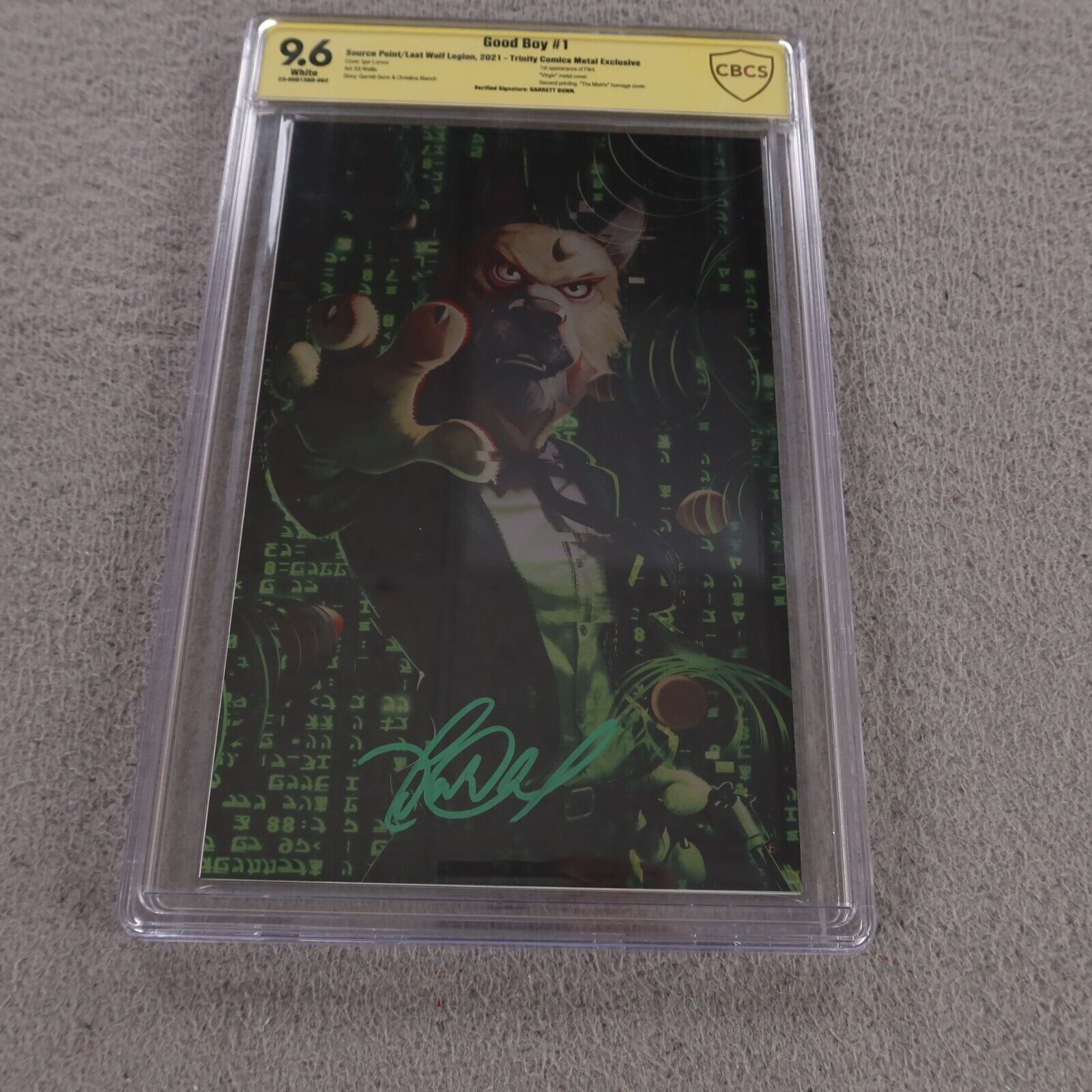 Good Boy #1 Virgin Metal Igor Lomov Matrix Homage Garrett Gunn SS 2021 ...