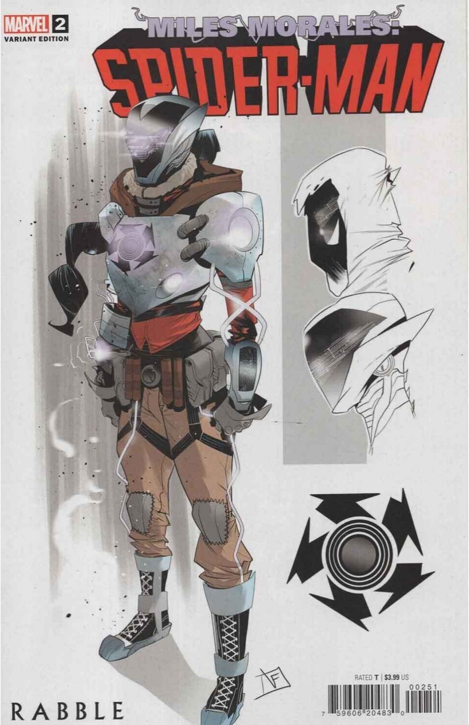 Miles Morales: Spider-Man (2022) #22 NM Vicentini Rabble 1:10 Design ...