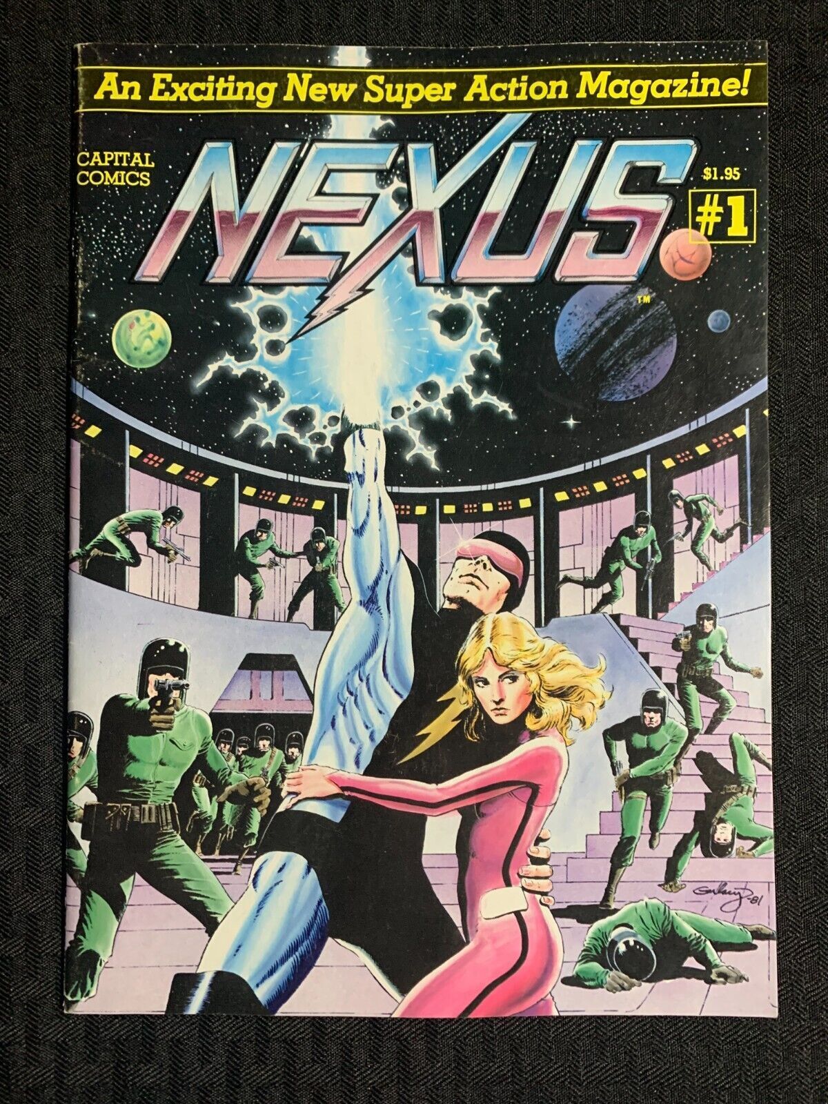 1981 NEXUS Magazine #1 FN 6.0 Capital Comics Steve Rude Mike Baron w ...